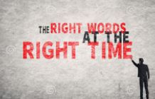 THE RIGHT WORD AT THE RIGHT TIME FOR THE RIGHT REASON… | Roy's Covenant ...