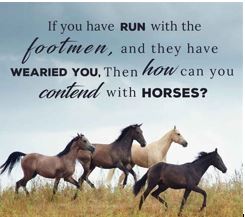 Running With the Footmen | Roy's Covenant Corner
